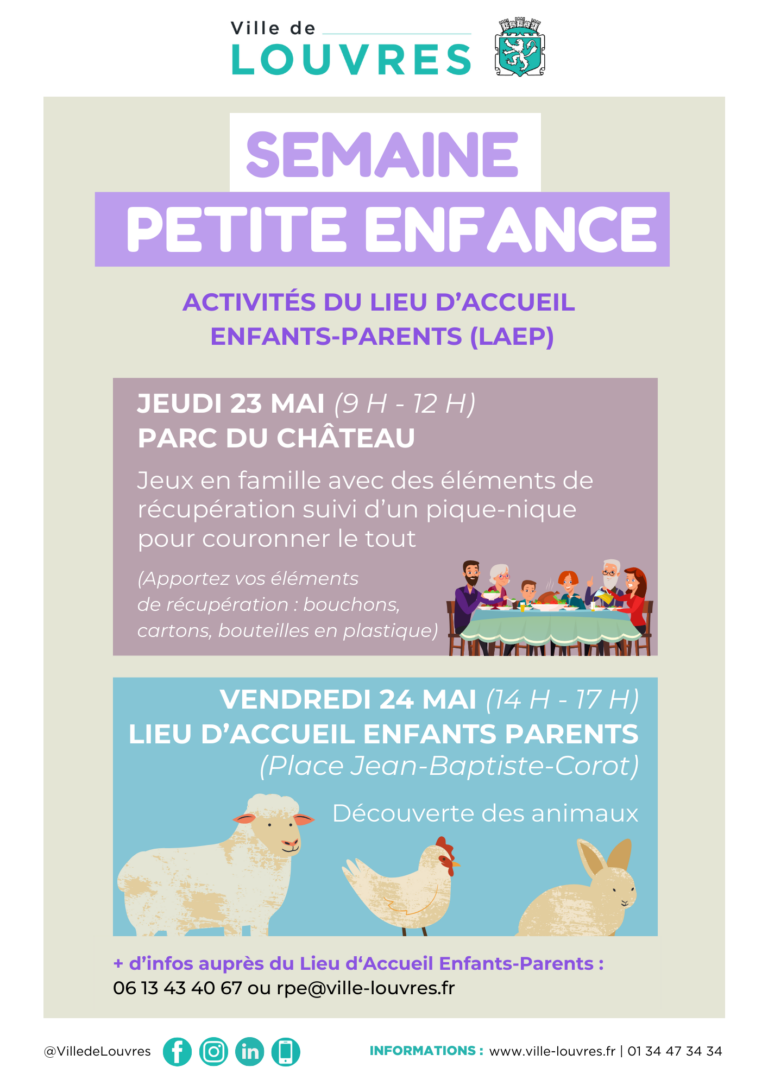 Semaine de la Petite Enfance - Mairie de Louvres (95)