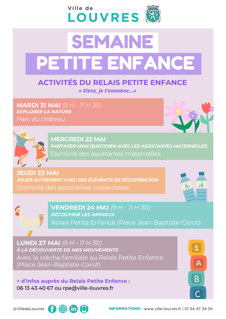 Semaine de la Petite Enfance - Mairie de Louvres (95)